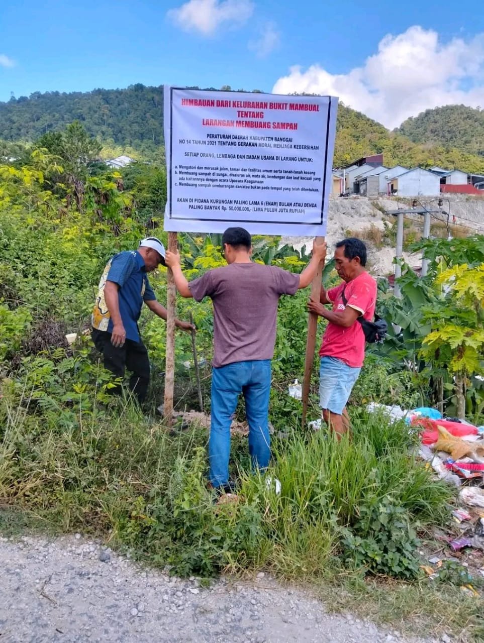 Buang Sampah Sembarangan Terancam Denda dan Pidana, Kelurahan Bukit ...