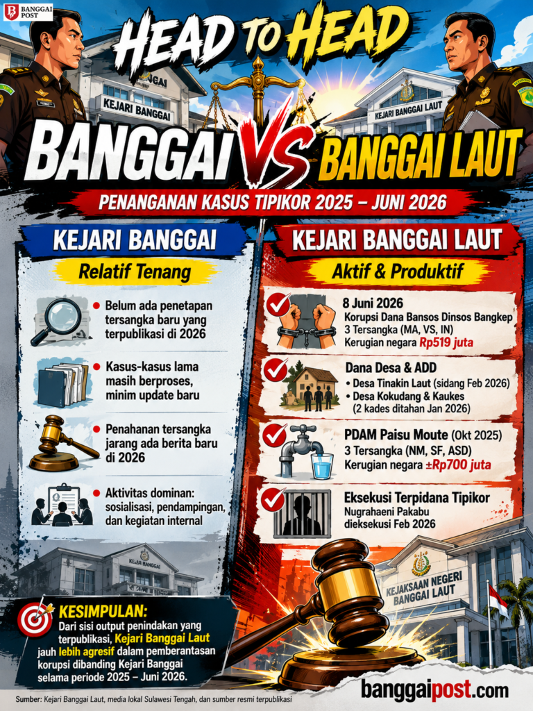 Kejari Banggai Laut Agresif, Kejari Banggai Masih Minim Terobosan Baru ...